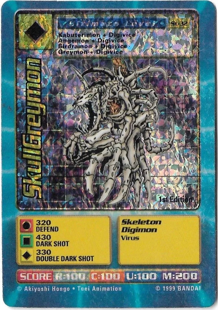 SkullGreymon - Carta Digimon JD JD-032
